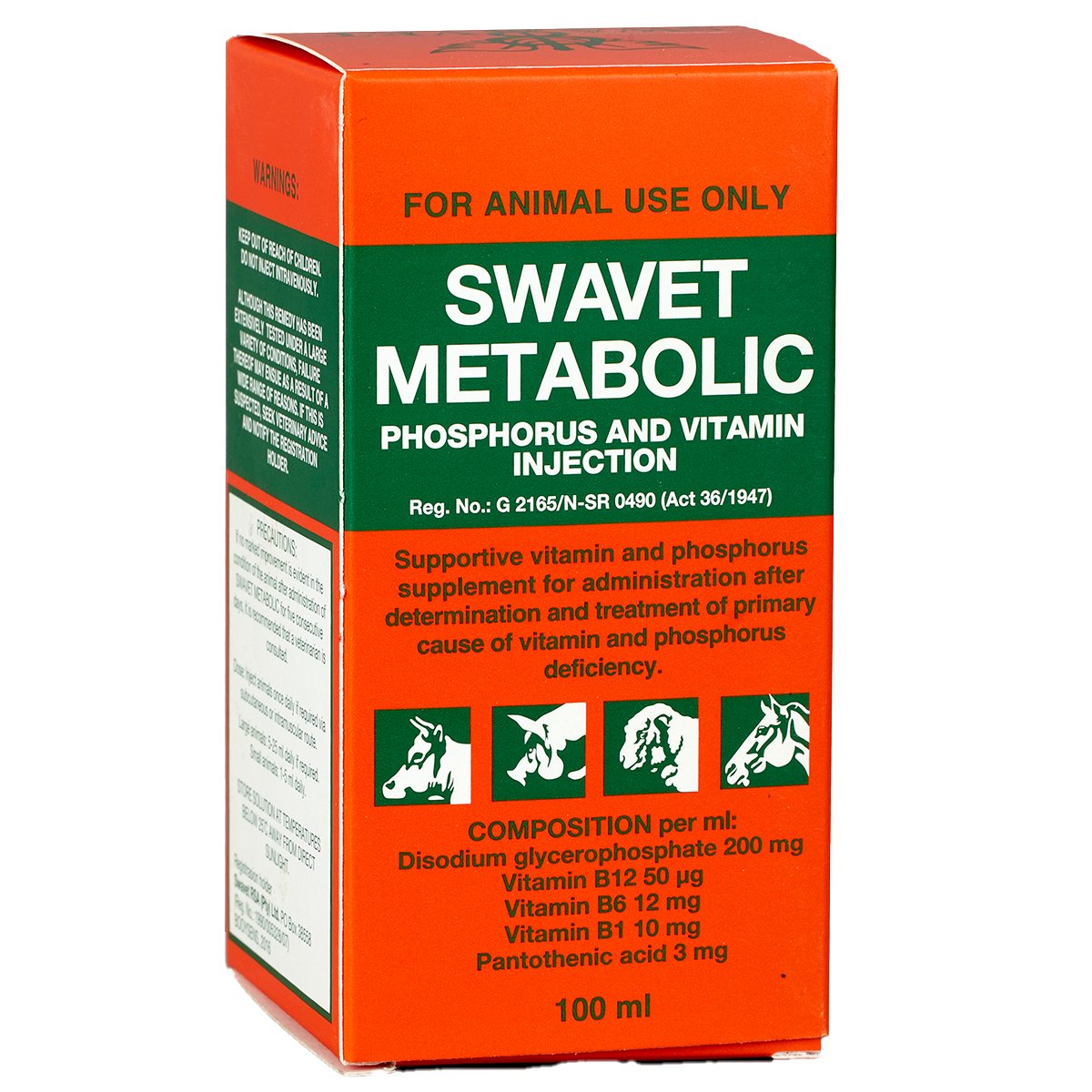 Swavet Metabolic 100ml - Angovet